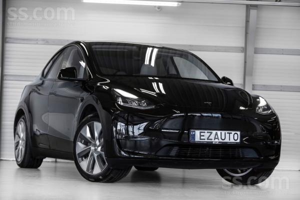 Melns Tesla Model Y 2023 Tukums, ar dzinēja tilpumu 0.00 L un nobraukumu 69 tūkst. km par 36990 €, foto 5 vietnē AUTOMOTO.COM.LV