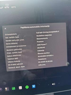 Melns Tesla Model Y 2024 Kauņa, ar dzinēja tilpumu 0.00 L un nobraukumu 42 tūkst. km par 35000 €, foto 11 vietnē AUTOMOTO.COM.LV