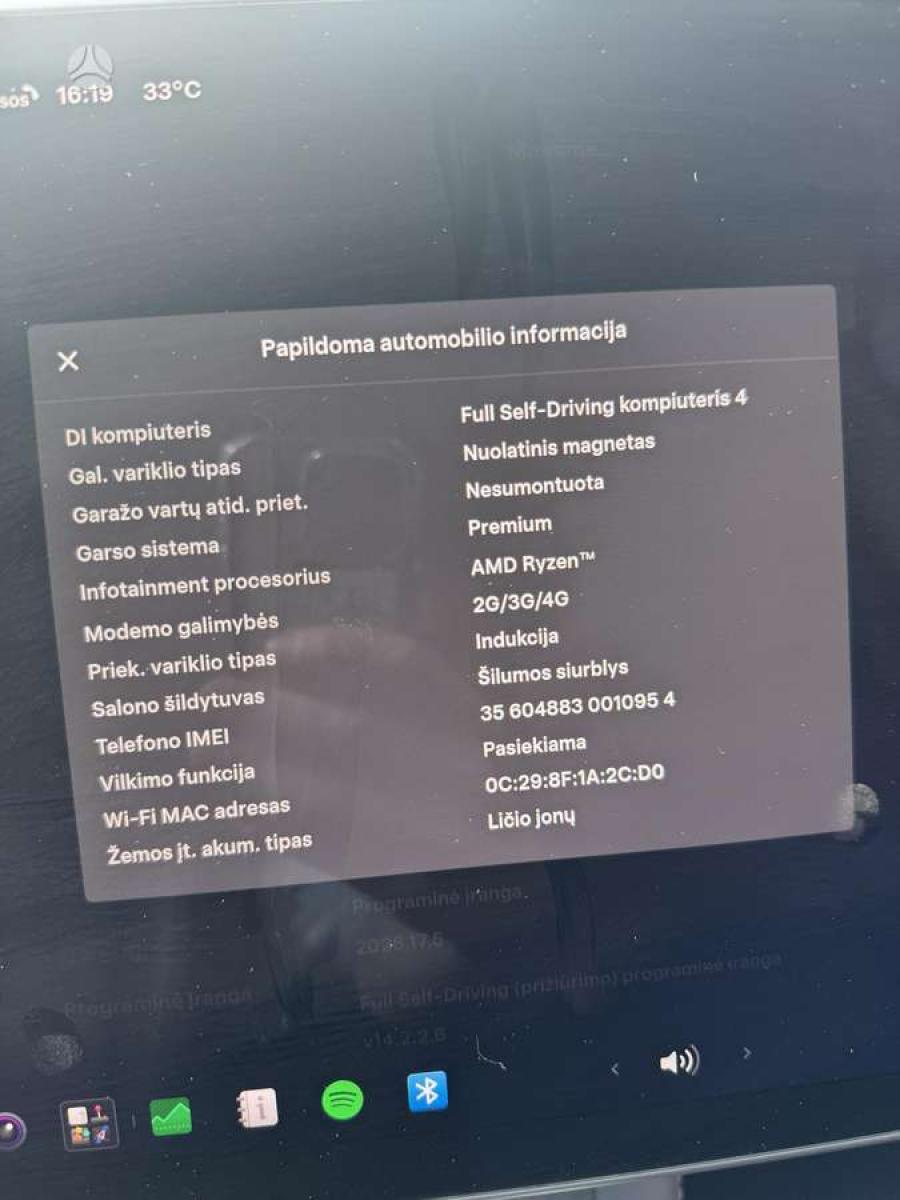 Melns Tesla Model Y 2024 Kauņa, ar dzinēja tilpumu 0.00 L un nobraukumu 42 tūkst. km par 35000 €, foto 11 vietnē AUTOMOTO.COM.LV