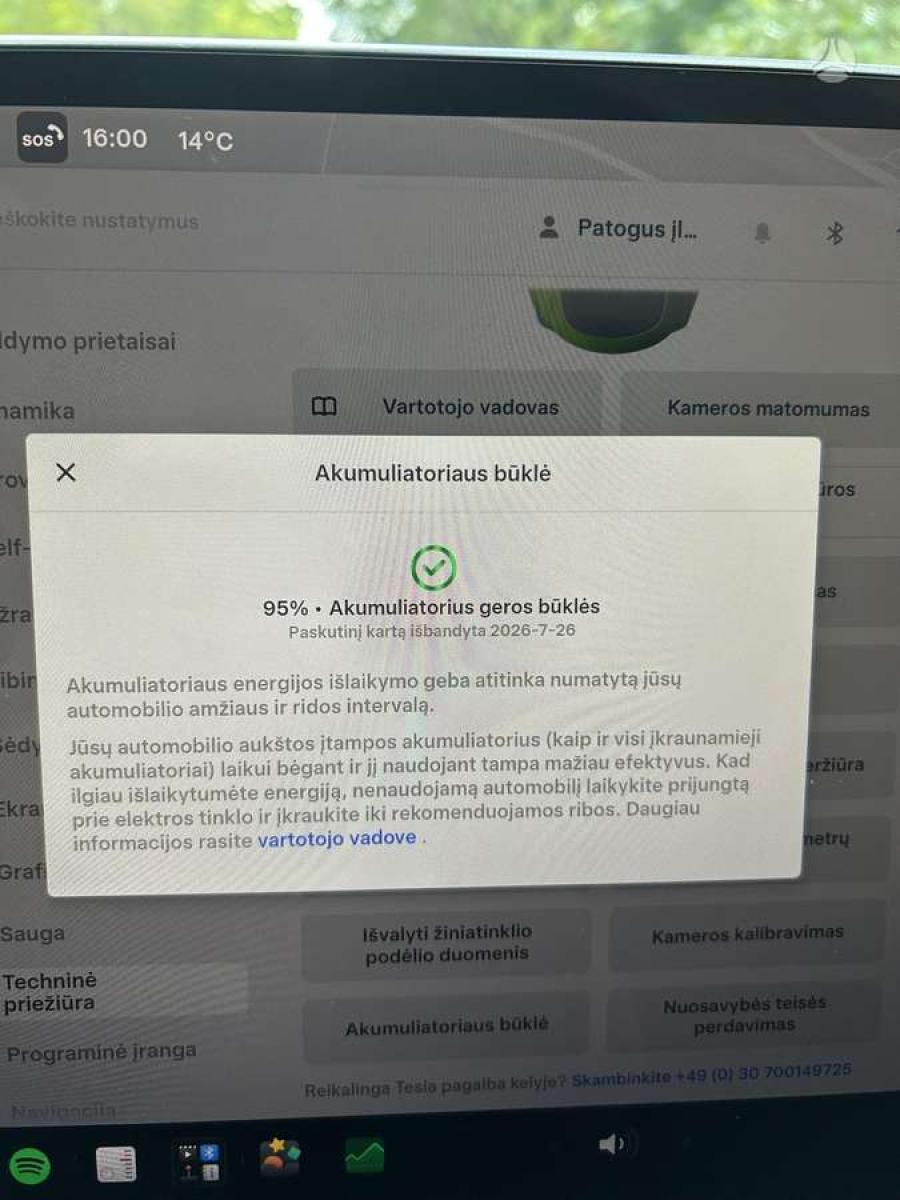Черный Тесла Модель Y 2024 в Вильнюс, объемом двигателя 0.00 л и пробегом 49 тыс. км за 39800 €, фото 14 на AUTOMOTO.COM.LV