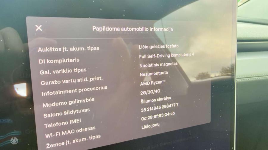 Black Tesla Model Y 2026 in Siauliai, with an engine capacity of 0.00 L and mileage of 21 thousand km for 27950 €, photo 9 on AUTOMOTO.COM.LV