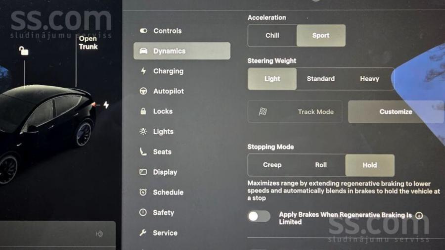 Melns Tesla Model Y 2021 Rīga, ar dzinēja tilpumu 0.00 L un nobraukumu 67 tūkst. km par 32000 €, foto 12 vietnē AUTOMOTO.COM.LV
