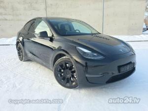 Black Tesla Model Y 2021 in Viljandi, with an engine capacity of 0.00 L and mileage of 87 thousand km for 32999 €, photo  on AUTOMOTO.COM.LV