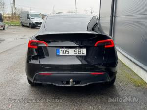 Black Tesla Model Y 2021 in Tallinn, with an engine capacity of 0.00 L and mileage of 98 thousand km for 28900 €, photo 4 on AUTOMOTO.COM.LV