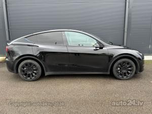 Black Tesla Model Y 2021 in Tallinn, with an engine capacity of 0.00 L and mileage of 98 thousand km for 28900 €, photo 6 on AUTOMOTO.COM.LV