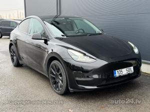 Black Tesla Model Y 2021 in Tallinn, with an engine capacity of 0.00 L and mileage of 98 thousand km for 28900 €, photo 7 on AUTOMOTO.COM.LV