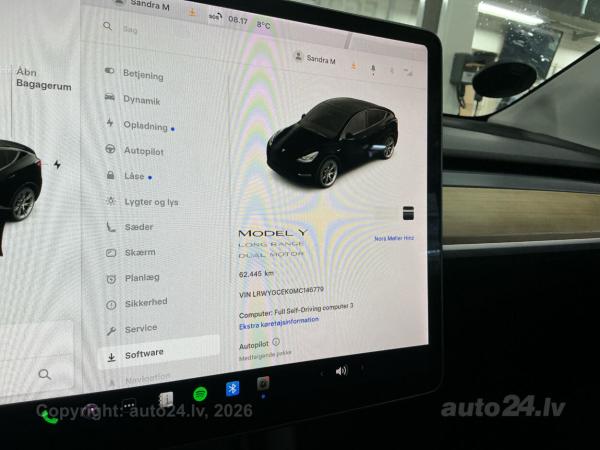 Melns Tesla Model Y 2021 Tartu, ar dzinēja tilpumu 0.00 L un nobraukumu 62 tūkst. km par 32999 €, foto 9 vietnē AUTOMOTO.COM.LV
