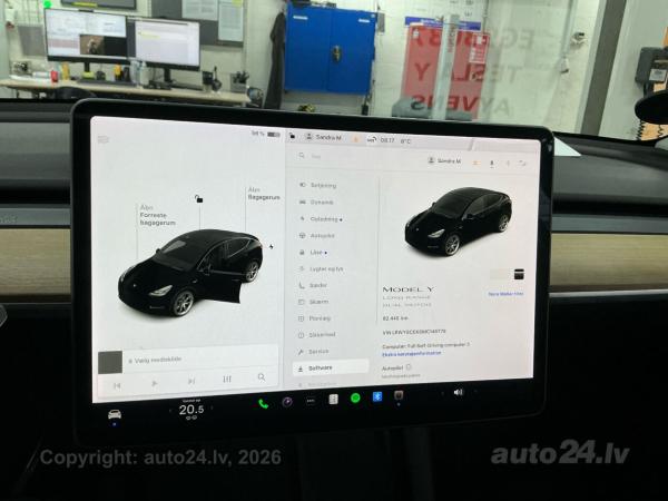 Melns Tesla Model Y 2021 Tartu, ar dzinēja tilpumu 0.00 L un nobraukumu 62 tūkst. km par 32999 €, foto 10 vietnē AUTOMOTO.COM.LV
