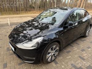 Melns Tesla Model Y 2021 Rīga, ar dzinēja tilpumu 0.00 L un nobraukumu 129 tūkst. km par 30900 €, foto 3 vietnē AUTOMOTO.COM.LV