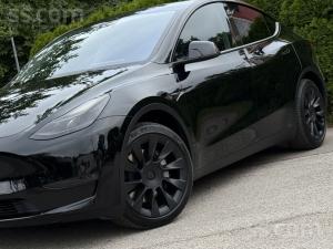 Melns Tesla Model Y 2021 Jūrmala, ar dzinēja tilpumu 0.00 L un nobraukumu 0 tūkst. km par 29950 €, foto 4 vietnē AUTOMOTO.COM.LV