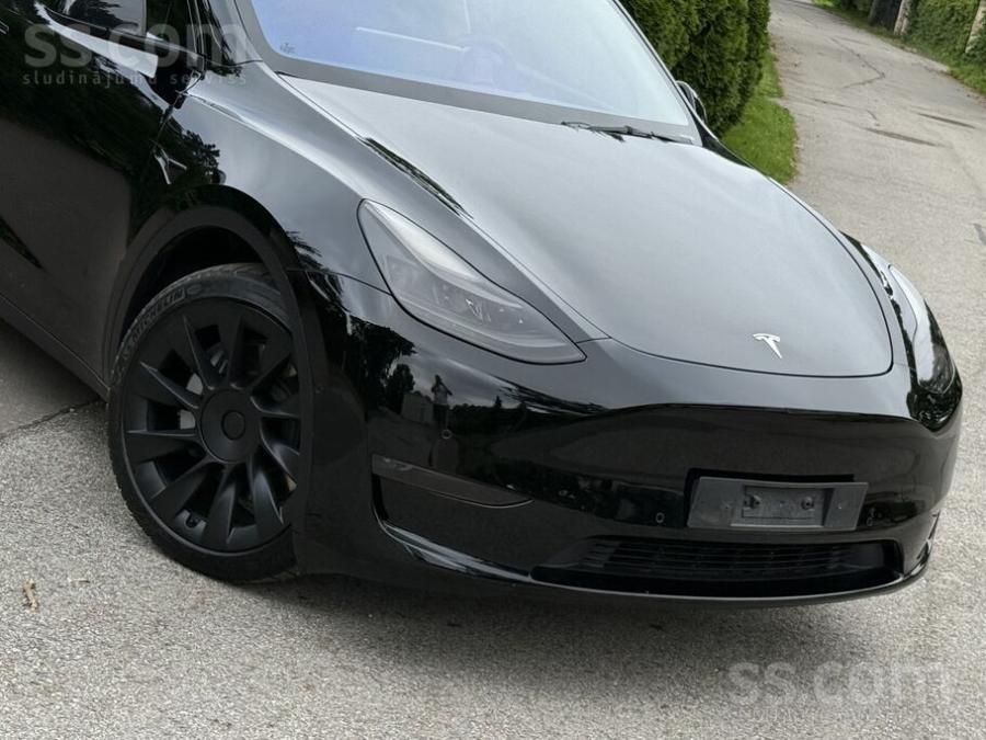 Melns Tesla Model Y 2021 Jūrmala, ar dzinēja tilpumu 0.00 L un nobraukumu 0 tūkst. km par 29950 €, foto 13 vietnē AUTOMOTO.COM.LV