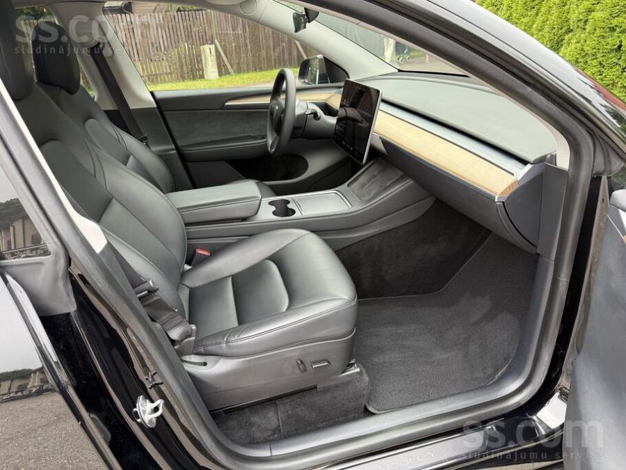 Melns Tesla Model Y 2021 Jūrmala, ar dzinēja tilpumu 0.00 L un nobraukumu 0 tūkst. km par 29950 €, foto 19 vietnē AUTOMOTO.COM.LV