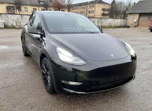 Melns Tesla Model Y 2022 Šauļi, ar dzinēja tilpumu 0.00 L un nobraukumu 58 tūkst. km par 29900 €, foto 3 vietnē AUTOMOTO.COM.LV