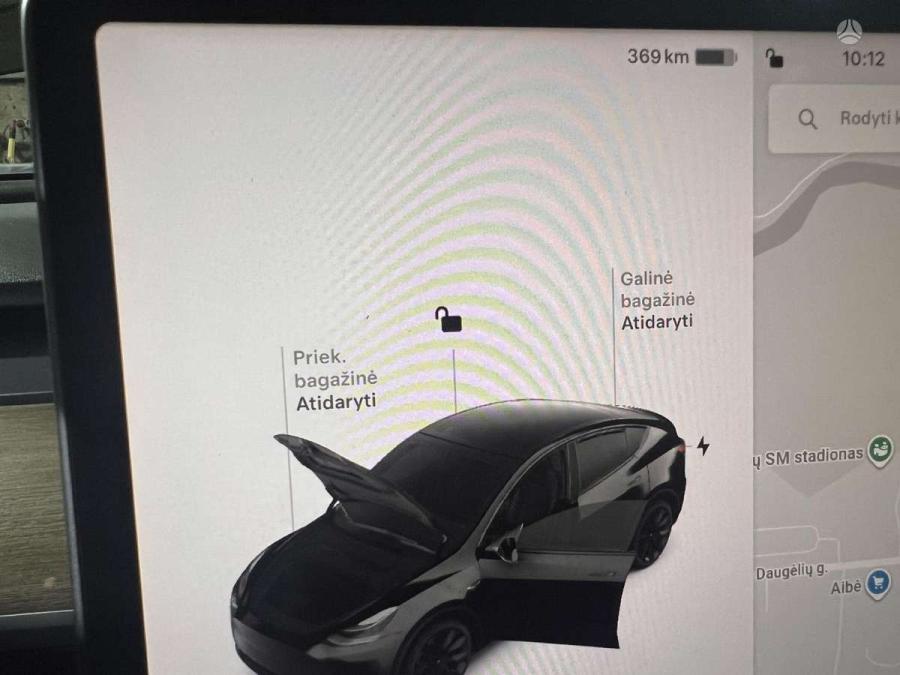 Melns Tesla Model Y 2022 Šauļi, ar dzinēja tilpumu 0.00 L un nobraukumu 58 tūkst. km par 29900 €, foto 14 vietnē AUTOMOTO.COM.LV