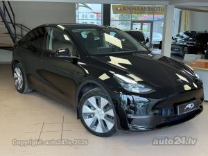 Black Tesla Model Y 2022 in Tartu, with an engine capacity of 0.00 L and mileage of 58 thousand km for 36899 €, photo  on AUTOMOTO.COM.LV