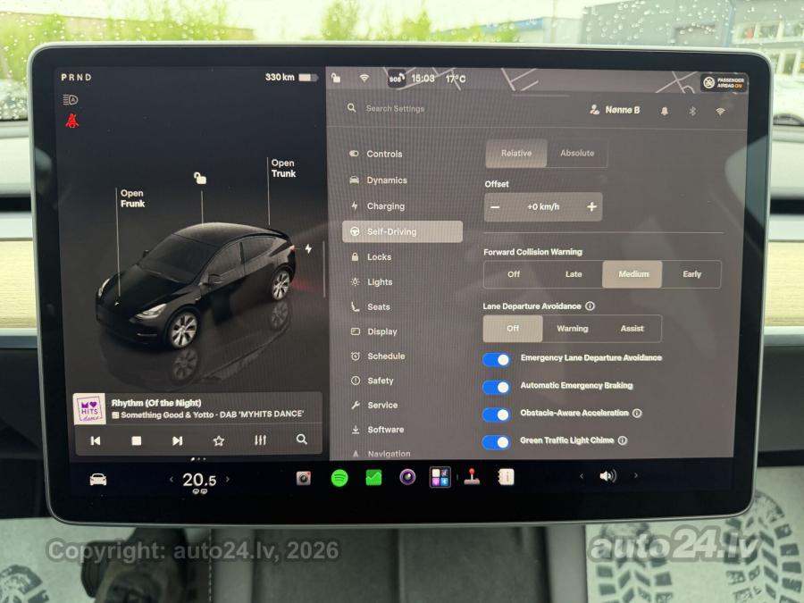 Melns Tesla Model Y 2022 Tartu, ar dzinēja tilpumu 0.00 L un nobraukumu 58 tūkst. km par 36899 €, foto 22 vietnē AUTOMOTO.COM.LV