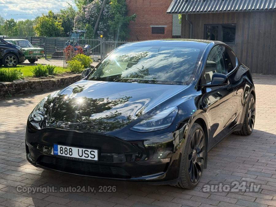 Melns Tesla Model Y 2022 Tallina, ar dzinēja tilpumu 0.00 L un nobraukumu 68 tūkst. km par 38500 €, foto 3 vietnē AUTOMOTO.COM.LV