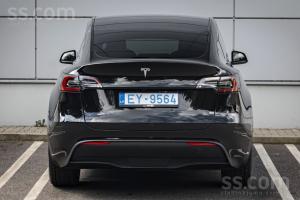 Melns Tesla Model Y 2022 Rīga, ar dzinēja tilpumu 0.00 L un nobraukumu 39 tūkst. km par 34990 €, foto 6 vietnē AUTOMOTO.COM.LV