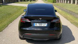 Melns Tesla Model Y 2022 Jonava, ar dzinēja tilpumu 0.00 L un nobraukumu 128 tūkst. km par 21800 €, foto 15 vietnē AUTOMOTO.COM.LV