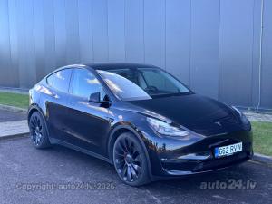 Melns Tesla Model Y 2022 Tallina, ar dzinēja tilpumu 0.00 L un nobraukumu 85 tūkst. km par 36600 €, foto  vietnē AUTOMOTO.COM.LV
