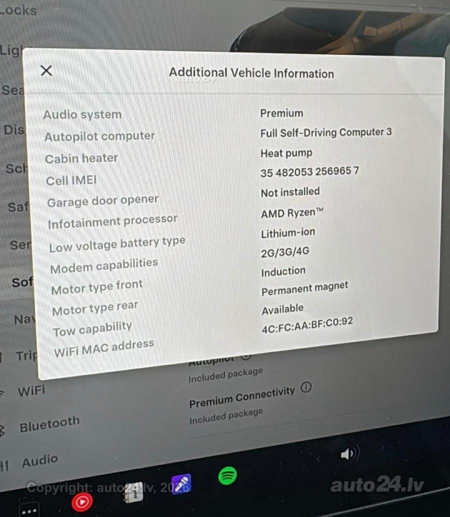 Черный Тесла Модель Y 2023 в Тарту, объемом двигателя 0.00 л и пробегом 34 тыс. км за 39700 €, фото 27 на AUTOMOTO.COM.LV