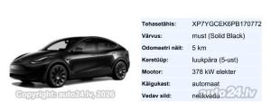 Черный Тесла Модель Y 2023 в Тарту, объемом двигателя 0.00 л и пробегом 34 тыс. км за 39700 €, фото 28 на AUTOMOTO.COM.LV