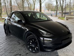 Black Tesla Model Y 2023 in Tartu, with an engine capacity of 0.00 L and mileage of 78 thousand km for 36700 €, photo  on AUTOMOTO.COM.LV