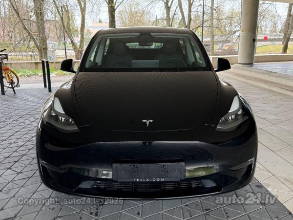 Black Tesla Model Y 2023 in Tartu, with an engine capacity of 0.00 L and mileage of 78 thousand km for 36700 €, photo 7 on AUTOMOTO.COM.LV