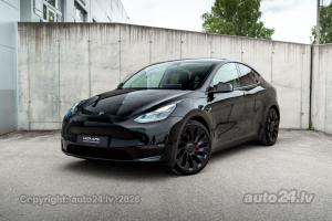 Черный Тесла Модель Y 2023 в Тарту, объемом двигателя 0.00 л и пробегом 54 тыс. км за 39900 €, фото  на AUTOMOTO.COM.LV