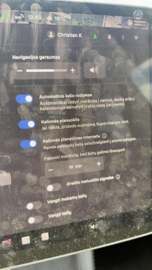 Black Tesla Model Y 2023 in Siauliai, with an engine capacity of 0.00 L and mileage of 92 thousand km for 28400 €, photo 19 on AUTOMOTO.COM.LV