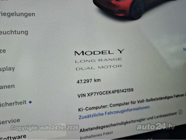 Melns Tesla Model Y 2023 Tallina, ar dzinēja tilpumu 0.00 L un nobraukumu 47 tūkst. km par 40990 €, foto 7 vietnē AUTOMOTO.COM.LV