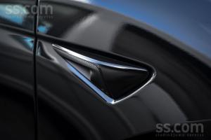 Black Tesla Model Y 2023 in Riga, with an engine capacity of 0.00 L and mileage of 36 thousand km for 36950 €, photo 8 on AUTOMOTO.COM.LV