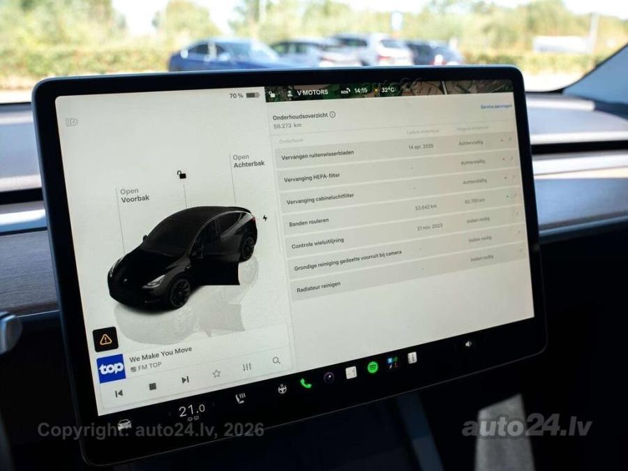 Melns Tesla Model Y 2023 Tartu, ar dzinēja tilpumu 0.00 L un nobraukumu 57 tūkst. km par 39500 €, foto 17 vietnē AUTOMOTO.COM.LV
