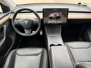 Melns Tesla Model Y 2023 Rīga, ar dzinēja tilpumu 0.00 L un nobraukumu 116 tūkst. km par 33995 €, foto 18 vietnē AUTOMOTO.COM.LV