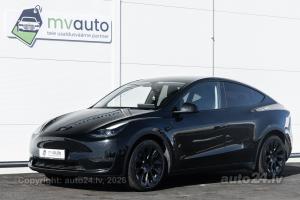 Black Tesla Model Y 2022 in Tallinn, with an engine capacity of 0.00 L and mileage of 73 thousand km for 31990 €, photo  on AUTOMOTO.COM.LV