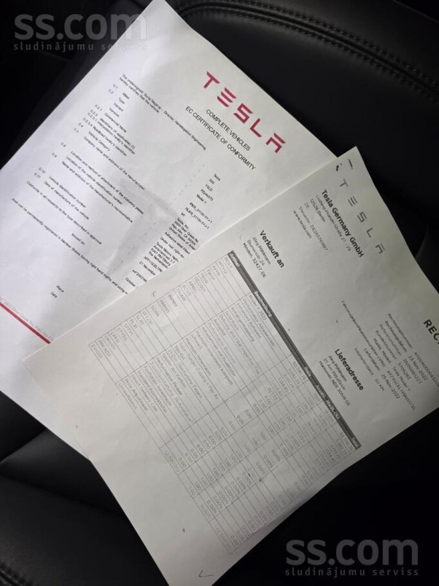 Melns Tesla Model Y 2022 Rīga, ar dzinēja tilpumu 0.00 L un nobraukumu 40 tūkst. km par 34800 €, foto 17 vietnē AUTOMOTO.COM.LV