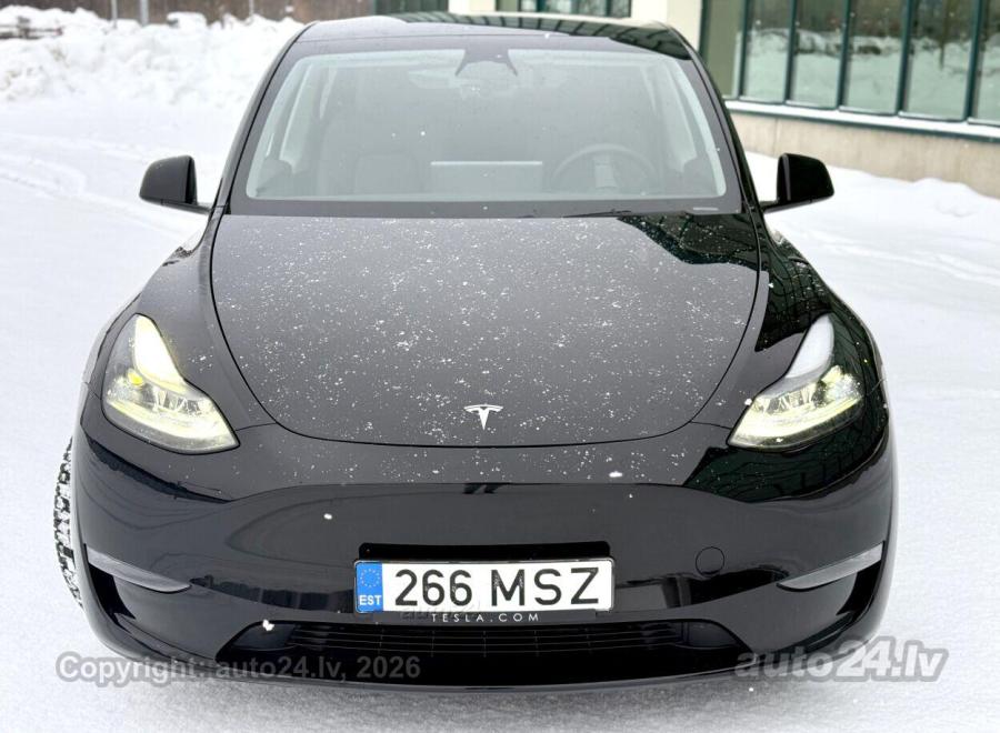 Black Tesla Model Y 2023 in Tallinn, with an engine capacity of 0.00 L and mileage of 65 thousand km for 36500 €, photo 13 on AUTOMOTO.COM.LV