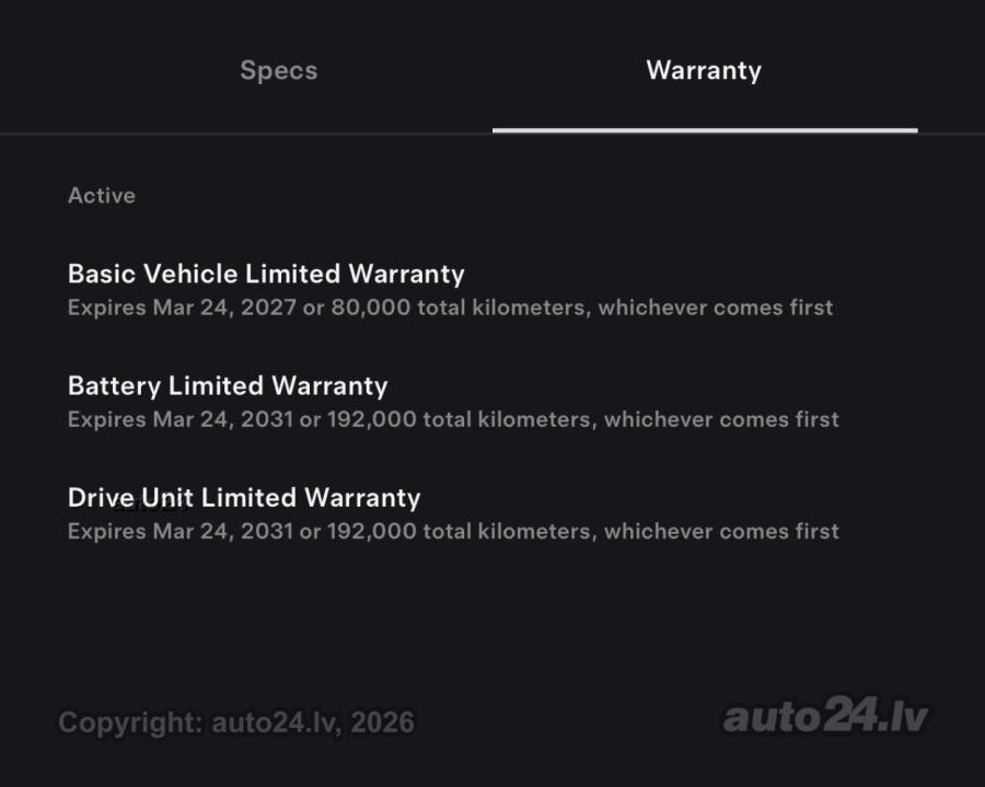 Black Tesla Model Y 2023 in Tallinn, with an engine capacity of 0.00 L and mileage of 65 thousand km for 36500 €, photo 18 on AUTOMOTO.COM.LV