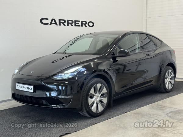 Melns Tesla Model Y 2022 Tallina, ar dzinēja tilpumu 0.00 L un nobraukumu 46 tūkst. km par 36900 €, foto 1 vietnē AUTOMOTO.COM.LV