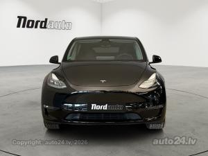 Black Tesla Model Y 2022 in Tallinn, with an engine capacity of 0.00 L and mileage of 76 thousand km for 37900 €, photo 4 on AUTOMOTO.COM.LV