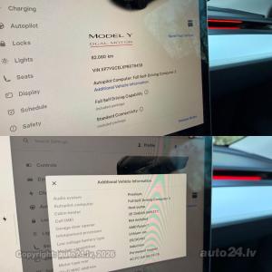 Черный Тесла Модель Y 2023 в Таллин, объемом двигателя 0.00 л и пробегом 82 тыс. км за 34800 €, фото 20 на AUTOMOTO.COM.LV