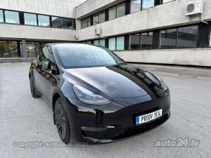 Melns Tesla Model Y 2023 Tallina, ar dzinēja tilpumu 0.00 L un nobraukumu 90 tūkst. km par 34800 €, foto  vietnē AUTOMOTO.COM.LV