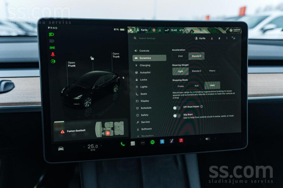 Melns Tesla Model Y 2023 Rīga, ar dzinēja tilpumu 0.00 L un nobraukumu 42 tūkst. km par 38500 €, foto 24 vietnē AUTOMOTO.COM.LV