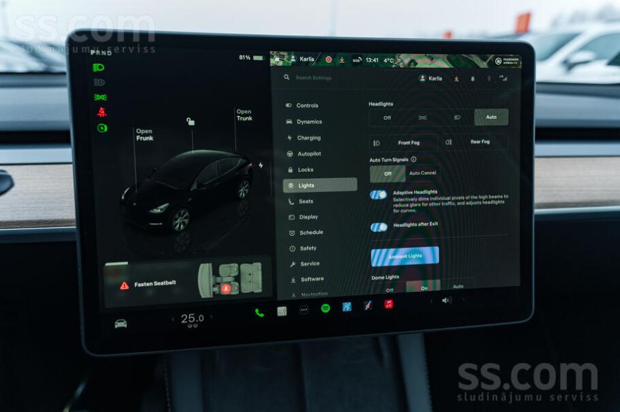 Melns Tesla Model Y 2023 Rīga, ar dzinēja tilpumu 0.00 L un nobraukumu 42 tūkst. km par 38500 €, foto 28 vietnē AUTOMOTO.COM.LV
