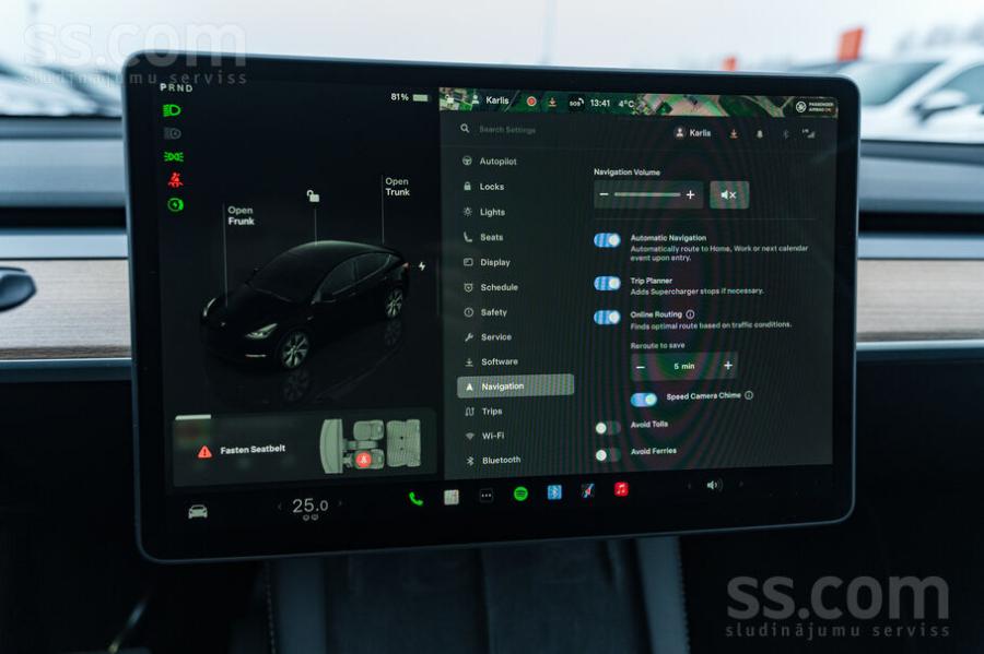 Melns Tesla Model Y 2023 Rīga, ar dzinēja tilpumu 0.00 L un nobraukumu 42 tūkst. km par 38500 €, foto 34 vietnē AUTOMOTO.COM.LV