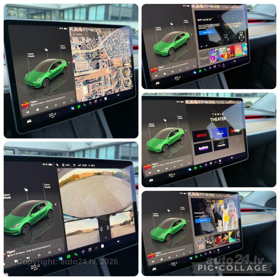 Melns Tesla Model Y 2023 Tallina, ar dzinēja tilpumu 0.00 L un nobraukumu 114 tūkst. km par 32900 €, foto 19 vietnē AUTOMOTO.COM.LV