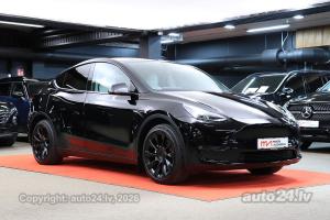 Черный Тесла Модель Y 2023 в Таллин, объемом двигателя 0.00 л и пробегом 75 тыс. км за 39995 €, фото  на AUTOMOTO.COM.LV