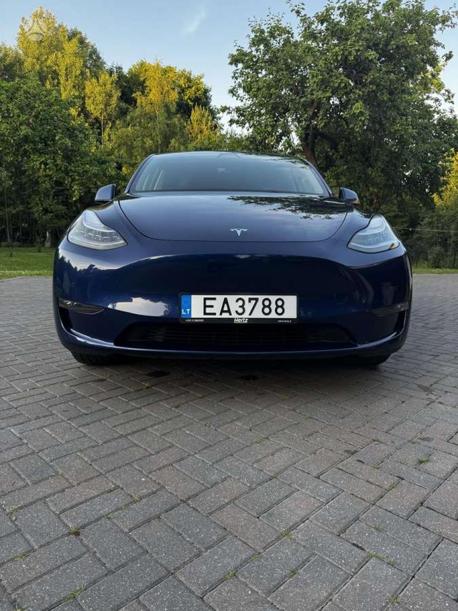 Zils Tesla Model Y 2021 Viļņa, ar dzinēja tilpumu 0.00 L un nobraukumu 68 tūkst. km par 25900 €, foto 3 vietnē AUTOMOTO.COM.LV