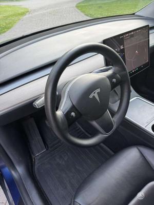 Zils Tesla Model Y 2021 Viļņa, ar dzinēja tilpumu 0.00 L un nobraukumu 68 tūkst. km par 25900 €, foto 6 vietnē AUTOMOTO.COM.LV
