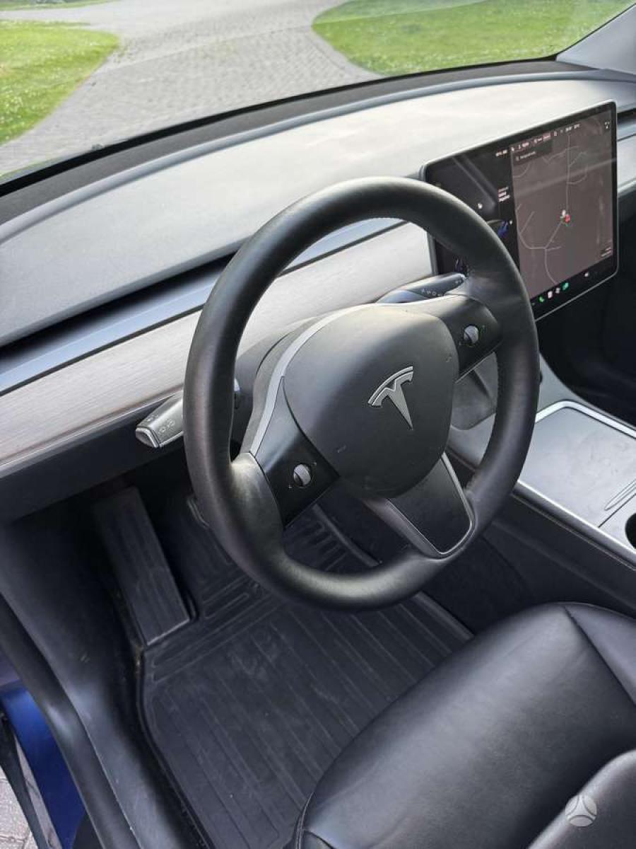 Zils Tesla Model Y 2021 Viļņa, ar dzinēja tilpumu 0.00 L un nobraukumu 68 tūkst. km par 25900 €, foto 6 vietnē AUTOMOTO.COM.LV